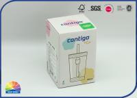 China Matte Lamination F Flute Corrugated Packaging Box Wrap Straw Cup for sale