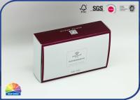 China 382g Silver Paper Box Custom Folding Carton Packaging For Cosmetics for sale