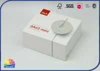 China 1200gsm CCNB Earphone Packaging Paper Box Spot UV for sale