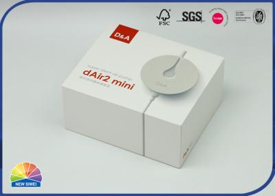 China 1200gsm CCNB Earphone Packaging Paper Box Spot UV for sale