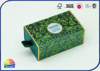 China Soap Package Ribbon Pull Slide Drawer Paper Box Recycled Material for sale