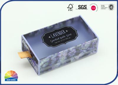 China 1200gsm CCNB Cardboard Drawer Box With Paper Handle for sale