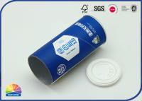 China Shaker Top Plastic Plug Composite Paper Tube Food Grade Inside for sale