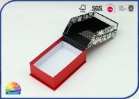 China Glittering Words Hinged Lid Rigid Paper Box Pack Festival Gift for sale