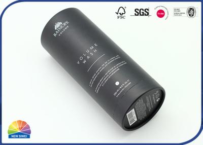 China Embossing C2S Paper Tube Container Shampoo Packaging for sale