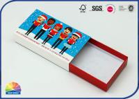 China Chocolate Packaging Rigid Slide Drawer Paper Box Eco Friendly for sale