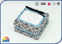 China 4c Print Pattern Rigid Neck Box Matte Lamination Flocking Bowknot for sale