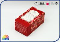 China 4c Print Matte Lamination Paper Jewelry Boxes With Ribbon Bowknot for sale