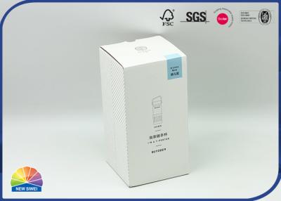 China Printed E Flute Corrugated Paper Tuck End Tea Bottle Packaging Box for sale
