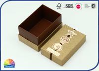 China Paperboard 350gsm Kraft Rigid Shoulder Box For Confectionery for sale