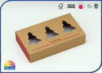 China Drawer Sliding Printed 350gsm Kraft Paper Box Matte Lamination for sale