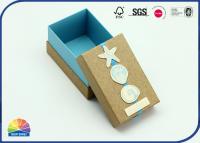 China CMYK Print Telescopic Cardboard Paper Box With C1S Neck Exposed for sale