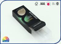 China Biodegradable Reverse UV Printing Folding Carton Box With PET Tray for sale