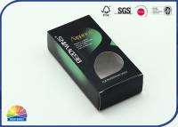 China Biodegradable Reverse UV Printing Folding Carton Box With PET Tray for sale