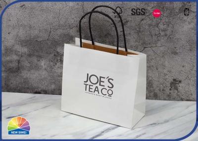 China ODM Twisted Paper Handles Recycled Kraft Paper Bags 1c UV Print for sale