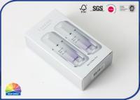 China Sunblock Cream Folding Carton Box 4c UV Print Rectangle Shape for sale