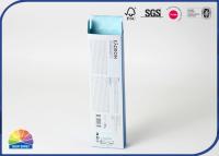 China 382gsm Silver Paper Folding Carton Box Rectangle UV Print Embossing Finish for sale