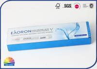 China 382gsm Silver Paper Folding Carton Box Rectangle UV Print Embossing Finish for sale