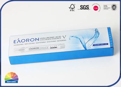 China 382gsm Silver Paper Folding Carton Box Rectangle UV Print Embossing Finish for sale