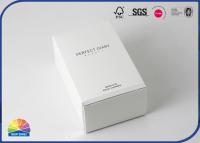 China 1c Printing Folding Cardboard White Paper Box Body Lotion Packaging for sale