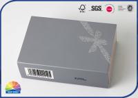China Glittering Bowknot Paper Gift Box 3 Pieces With Tray Present Packaging for sale