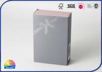 China Glittering Bowknot Paper Gift Box 3 Pieces With Tray Present Packaging for sale