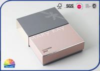 China Glittering Bowknot Paper Gift Box 3 Pieces With Tray Present Packaging for sale