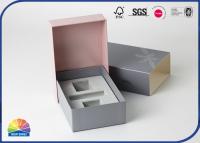 China Glittering Bowknot Paper Gift Box 3 Pieces With Tray Present Packaging for sale