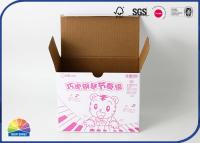 China Folding E Flute Corrugated Packaging Box 4c Printed Corrugated Paperboard Boxes for sale