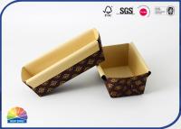 China 4c Print Cardboard Pallet Box Baking Pans Disposable Bread Pan for sale