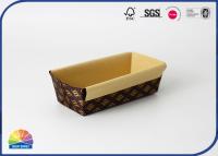 China 4c Print Cardboard Pallet Box Baking Pans Disposable Bread Pan for sale