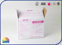 China Pink Offset CMYK Printing Corrugated Packaging Box Matte Recycled for sale