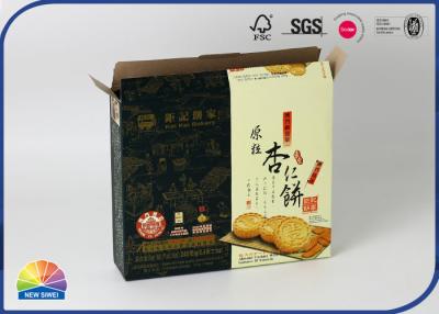 China Chocolates Biscuits Flat Folding Carton Box Custom Offset Printing for sale