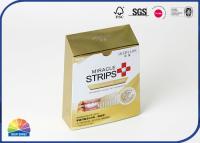 China Biodegradable Laminated Paper Gift Box Medicine Cardboard Box CMYK Printed for sale