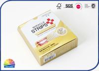 China Gold Paper Folding Carton Box Daily Supplies Customizable Packaging for sale