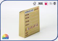 China Biodegradable Laminated Paper Gift Box Medicine Cardboard Box CMYK Printed for sale