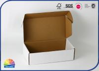 China Paper Post Box Brown Kraft Corrugated Paper Boxes Mailer Type for sale