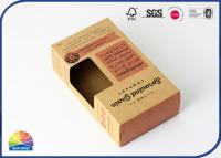 China Dry Food Thin Kraft Folding Carton Box Biodegradable Embossing for sale