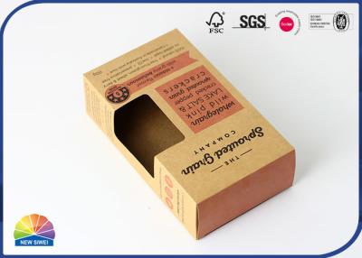 China Dry Food Thin Kraft Folding Carton Box Biodegradable Embossing for sale