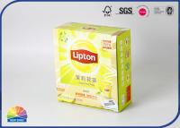 China Tea Bags Retail 350gsm C1S Paper Folding Carton Box Custom Logo Print for sale