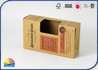 China Die Cut Window Folding Carton Box Paper Packaging With UV Printed for sale