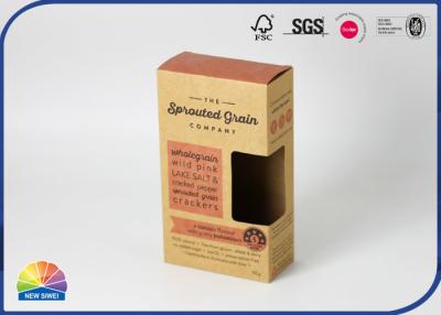China Die Cut Window Folding Carton Box Paper Packaging With UV Printed for sale