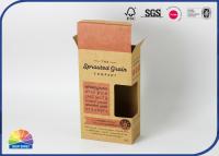 China Die Cut Window Folding Carton Box Paper Packaging With UV Printed for sale