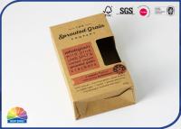China Die Cut Window Folding Carton Box Paper Packaging With UV Printed for sale