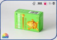 China Medicine Products Packaging Folding Carton Box CMYK Printing Outside for sale