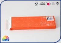 China Electrical Watch UV Coating Thin Folding Carton Box With EVA Form for sale