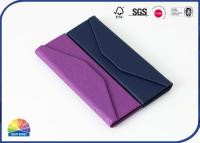China Glasses Packaging Foldable Recycled Paper Gift Box UV Coating for sale
