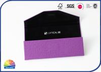 China Glasses Packaging Foldable Recycled Paper Gift Box UV Coating for sale