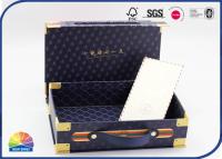 China UV Portable Hinged Lid Presentation Box With Leather Handbags for sale