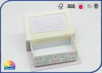 China 1200gsm Cardboard Tea Gift Box Hinged Lid Gift Box With CMYK Printing for sale